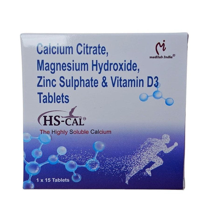 HS-CAL TAB 15'S – Medilab India